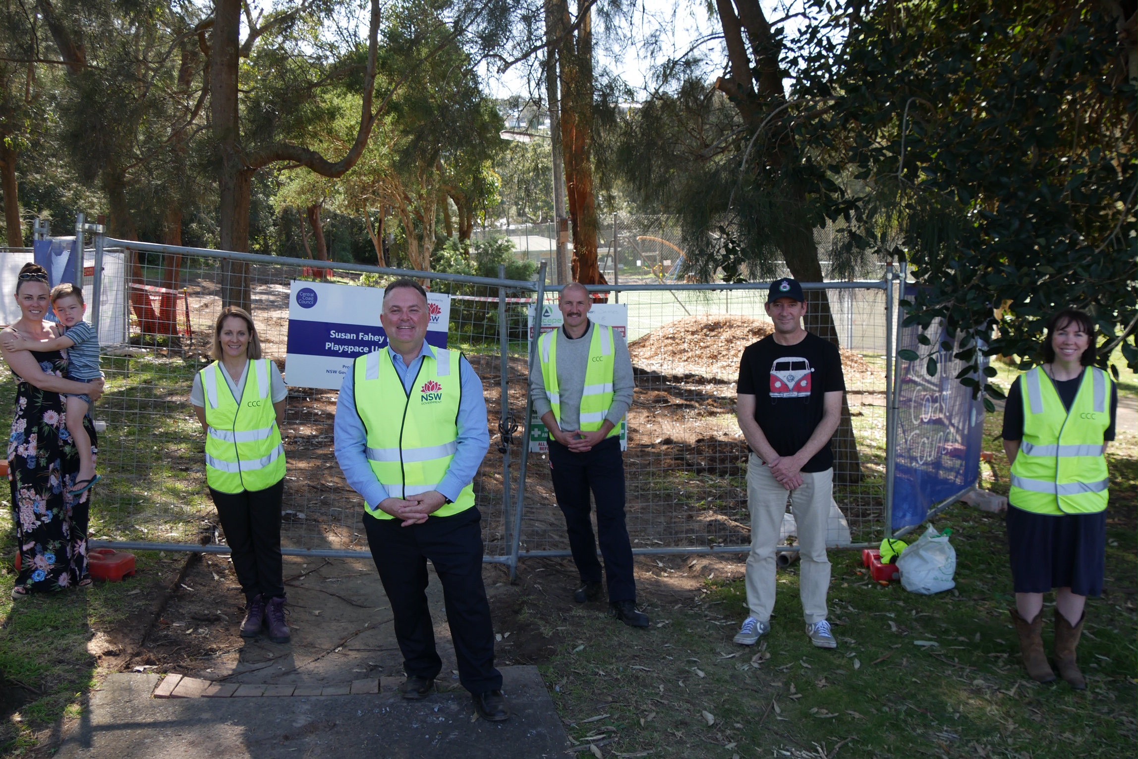 Work Starts on new Susan Fahey Park | Adam Crouch MP